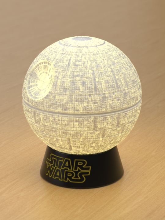 Death Star Lamp for E27 lamp sockets by scumfuc | Download free STL ...