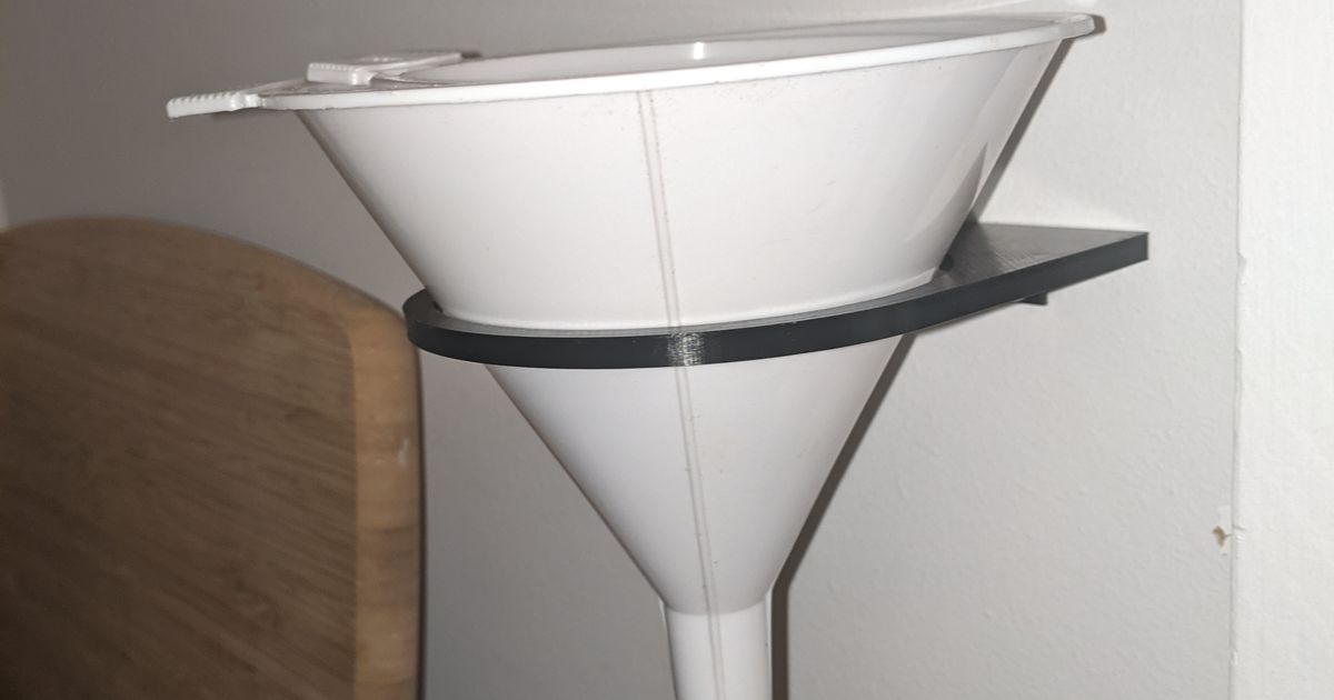 Funnel mount by Bradford1138 | Download free STL model | Printables.com