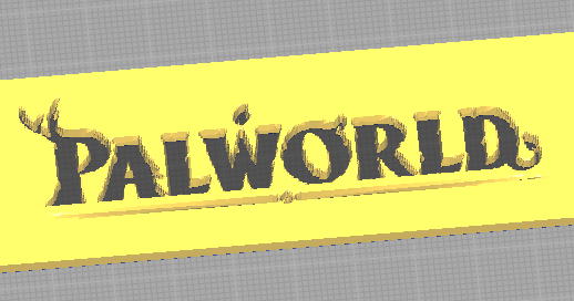 Palworld logo and keychain by Vincent_v_D | Download free STL model ...