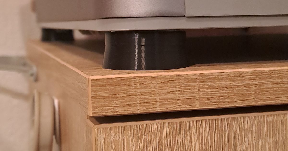 Bambu Lab X1 anti vibration feet by ömer demir | Download free STL ...