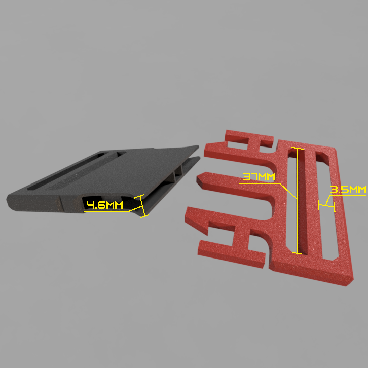 Thin Style Buckle by LUN5HTIME | Download free STL model | Printables.com