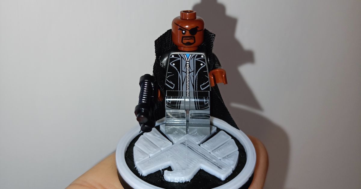 S.H.I.E.L.D. Custom LEGO Base Plate Minifigure by Techmase_3D ...