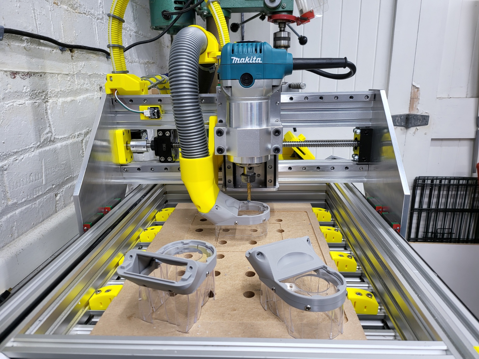 Upgraded Dust Shoe for the Shiny CNC by boothyboothy | Download free STL model | Printables.com