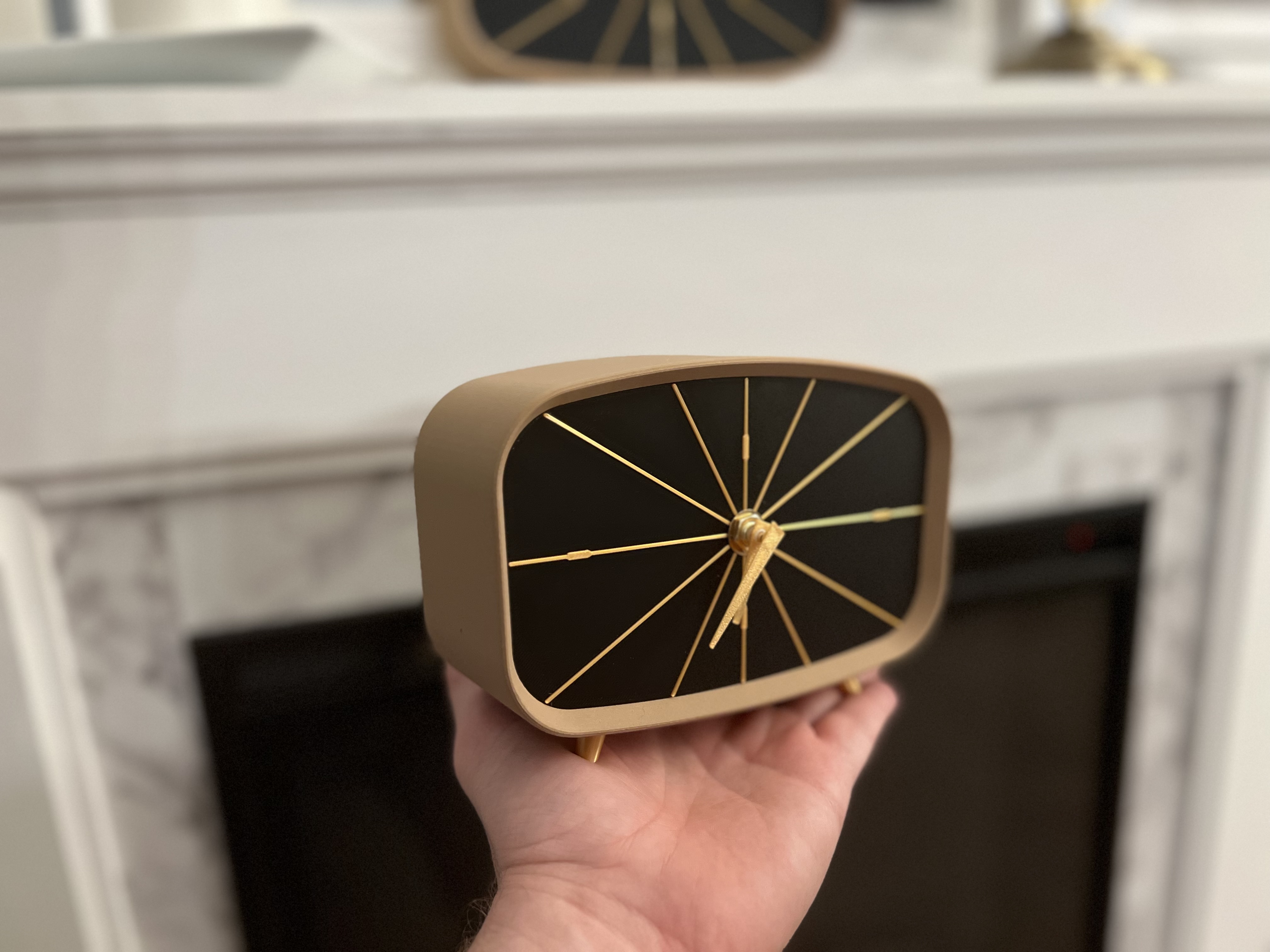 Mini Midcentury Modern Mantel Clock por Nardo3D | Descargar modelo STL ...