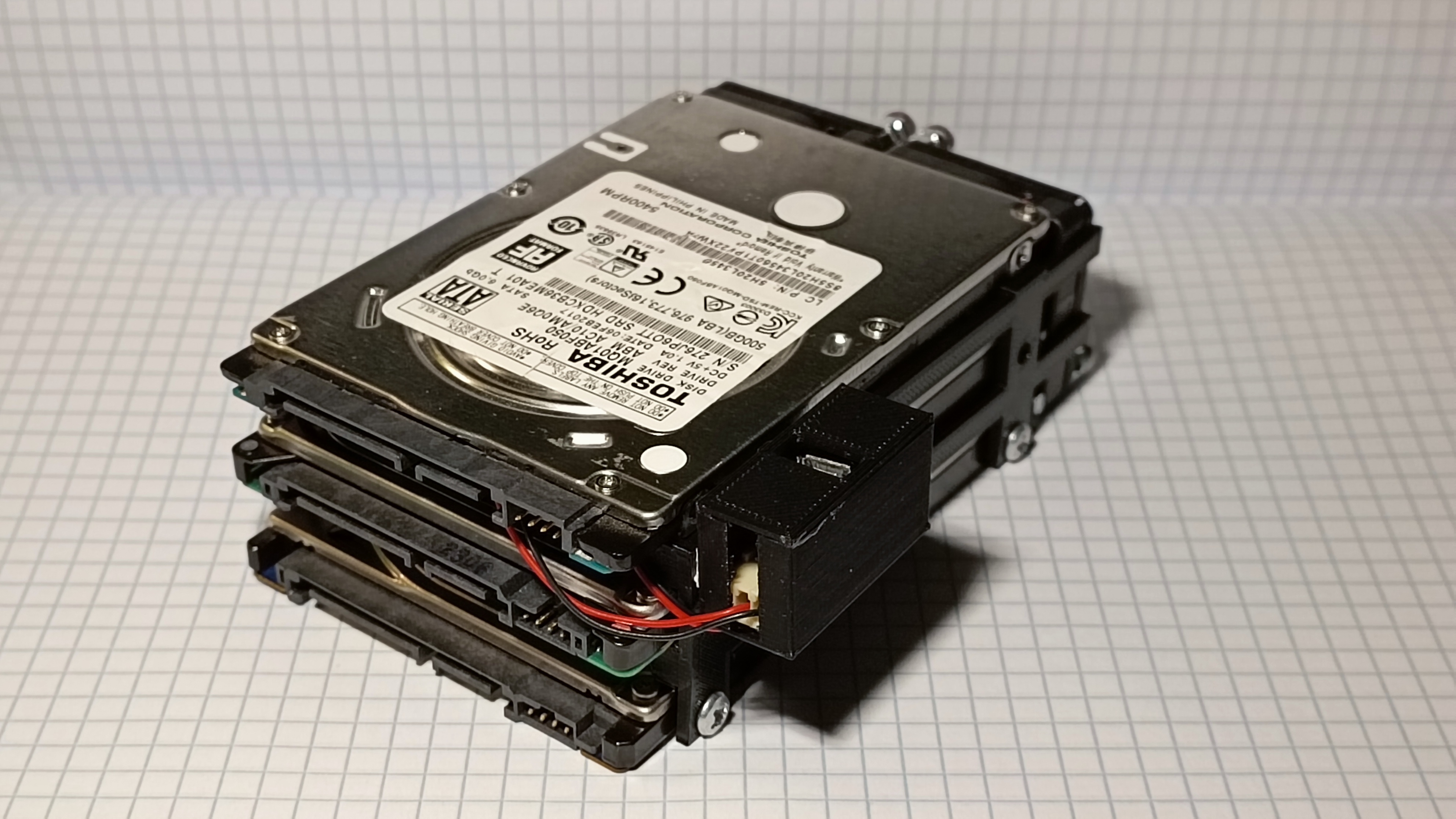 2.5" 3x HDD Custom Rack by Lord Darkstar | Download free STL model ...