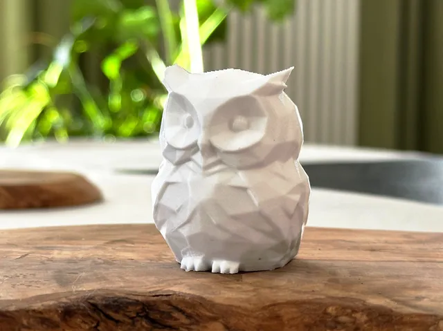 cute low poly owl by alexwurtz | Download free STL model | Printables.com