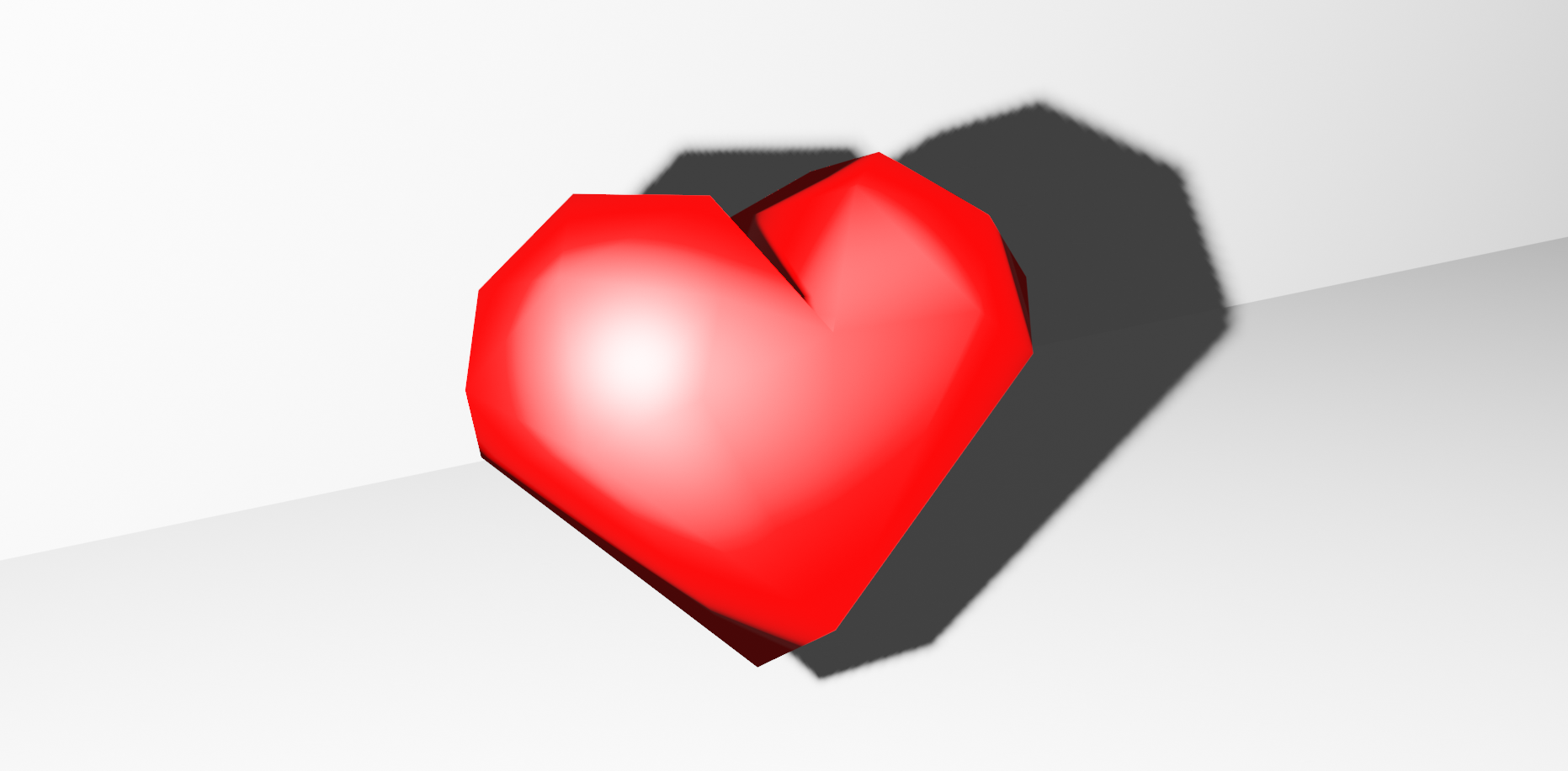 Low Poly Heart by Tercer | Download free STL model | Printables.com