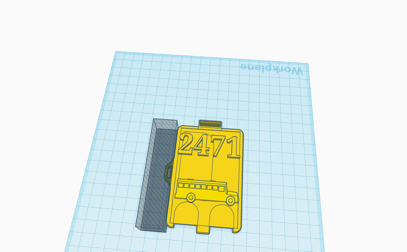 bus tag by Zander Saucedo | Download free STL model | Printables.com