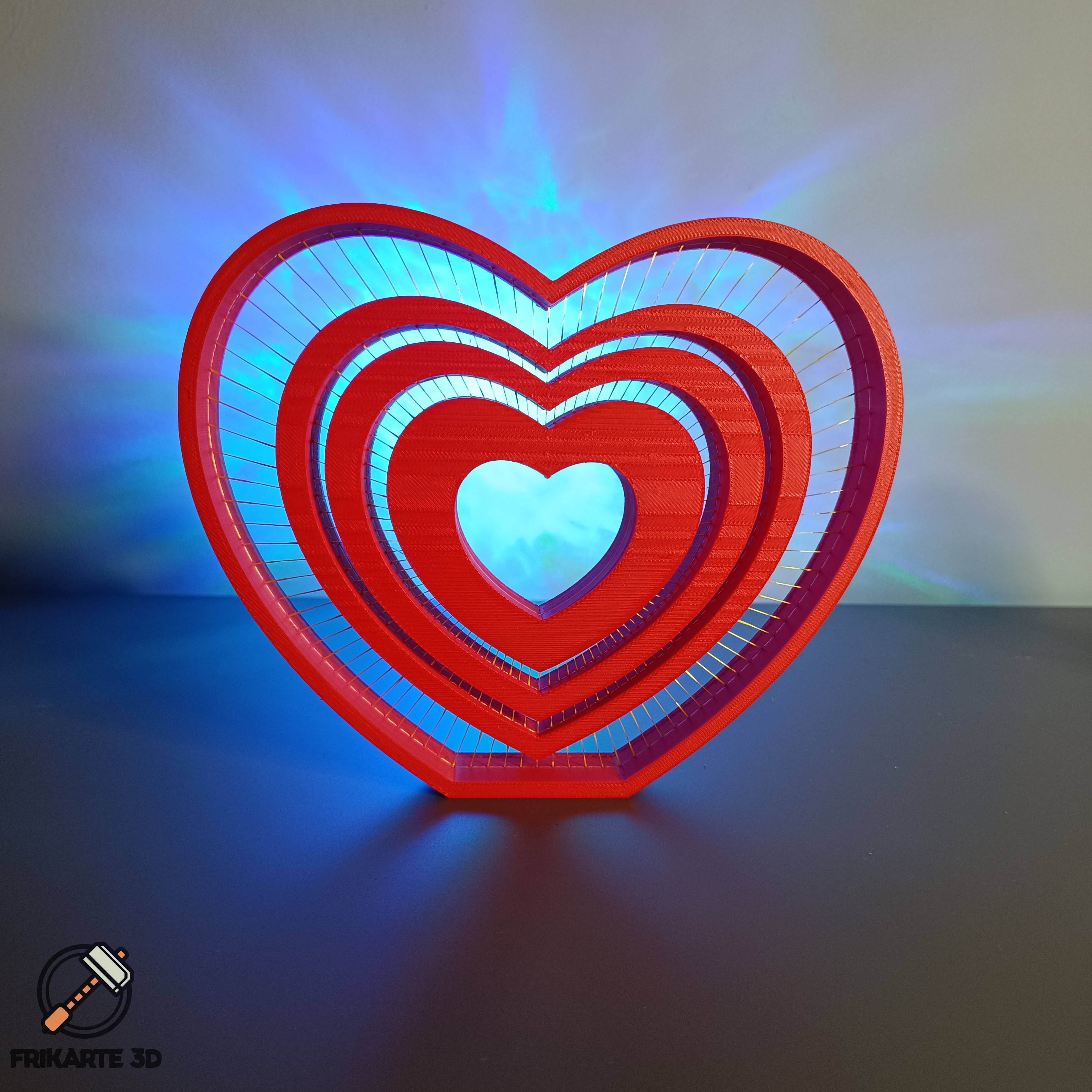Heart String Art par Frikarte3D | Téléchargez gratuitement un modèle STL | Printables.com