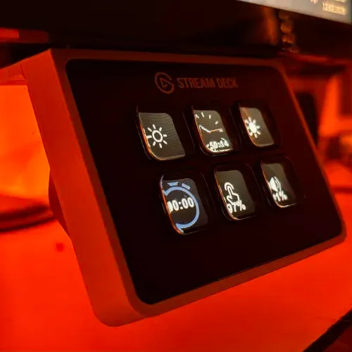 Streamdeck mini monitor mount by mabiii | Download free STL model ...