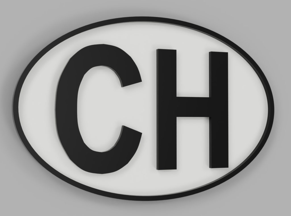 CH Plate by TRE Di Print | Download free STL model | Printables.com