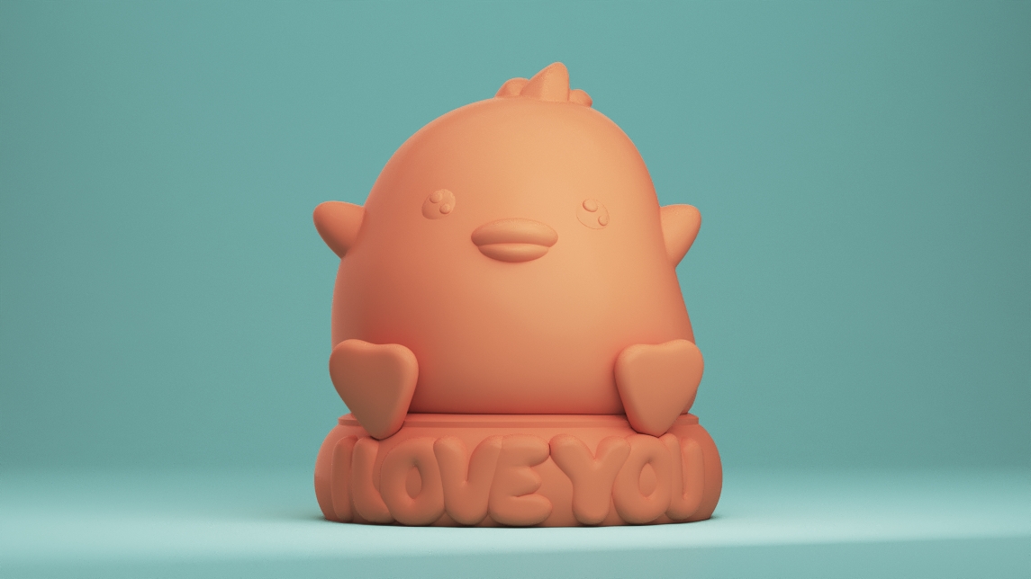 I LOVE YOU - Ducky cute TinyMakers3d by StlCraft | Download free STL ...
