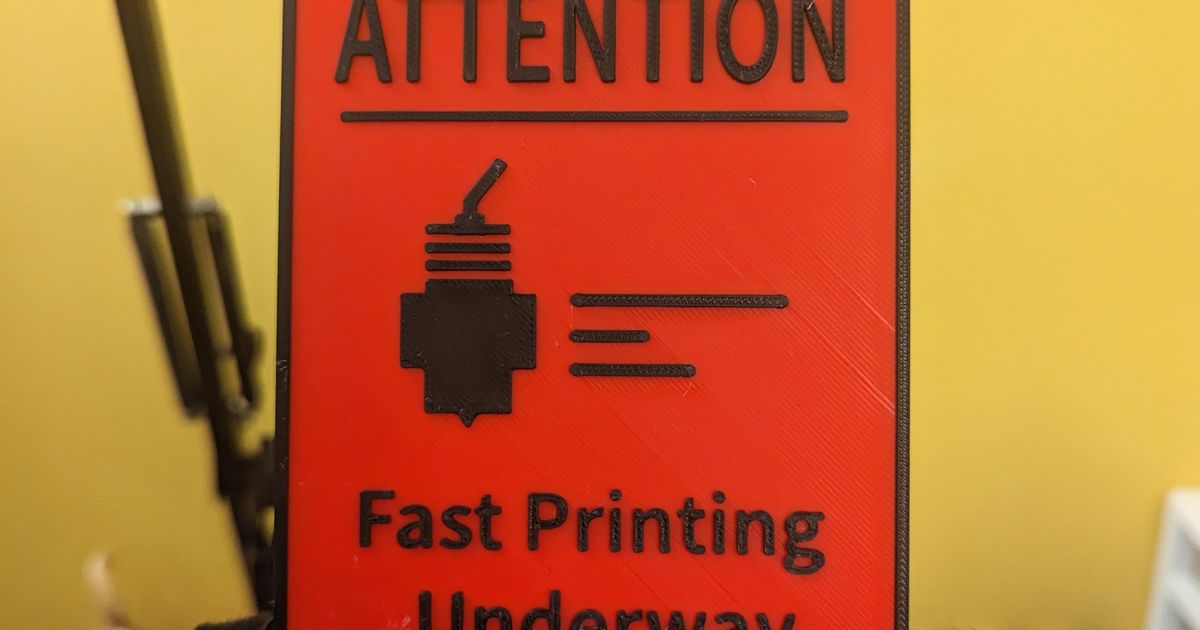 Fast printing under way! by CG_prints | Download free STL model ...