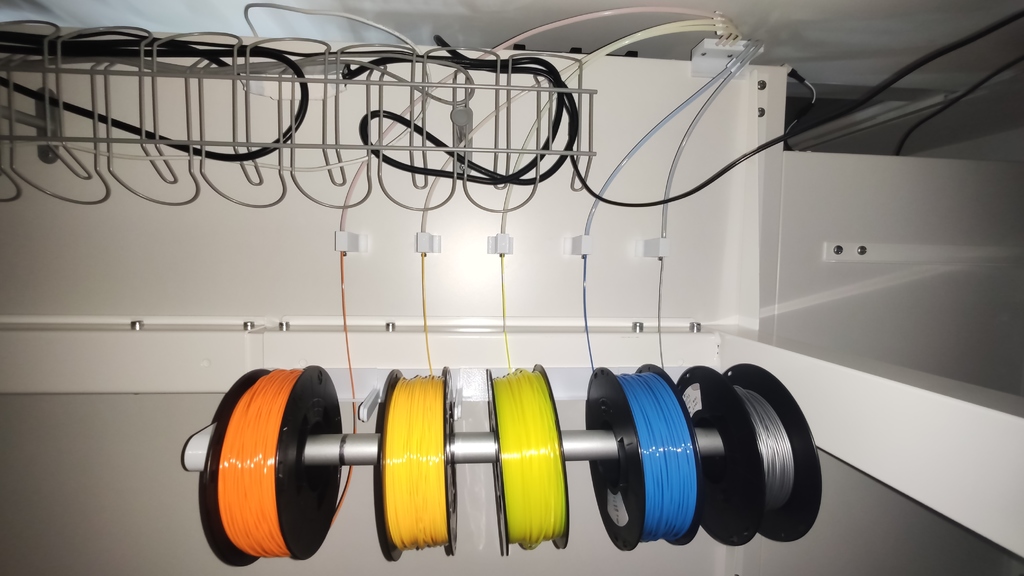 Filament Holder for MMU and IKEA TROTTEN by TRE Di Print | Download ...