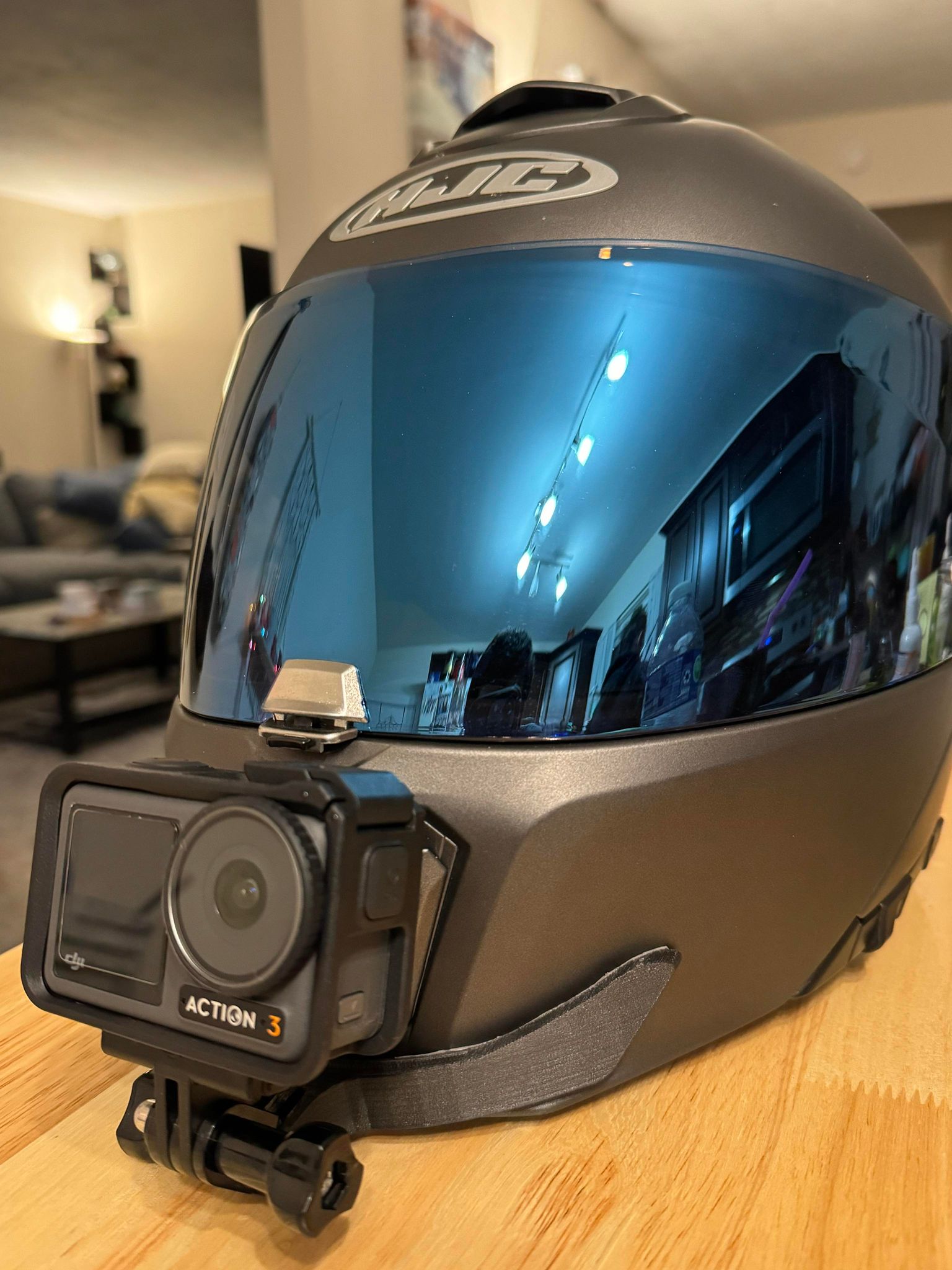 HJC RPHA 90S Helmet Action Camera Mount by Fuel3DbySean | Download free ...