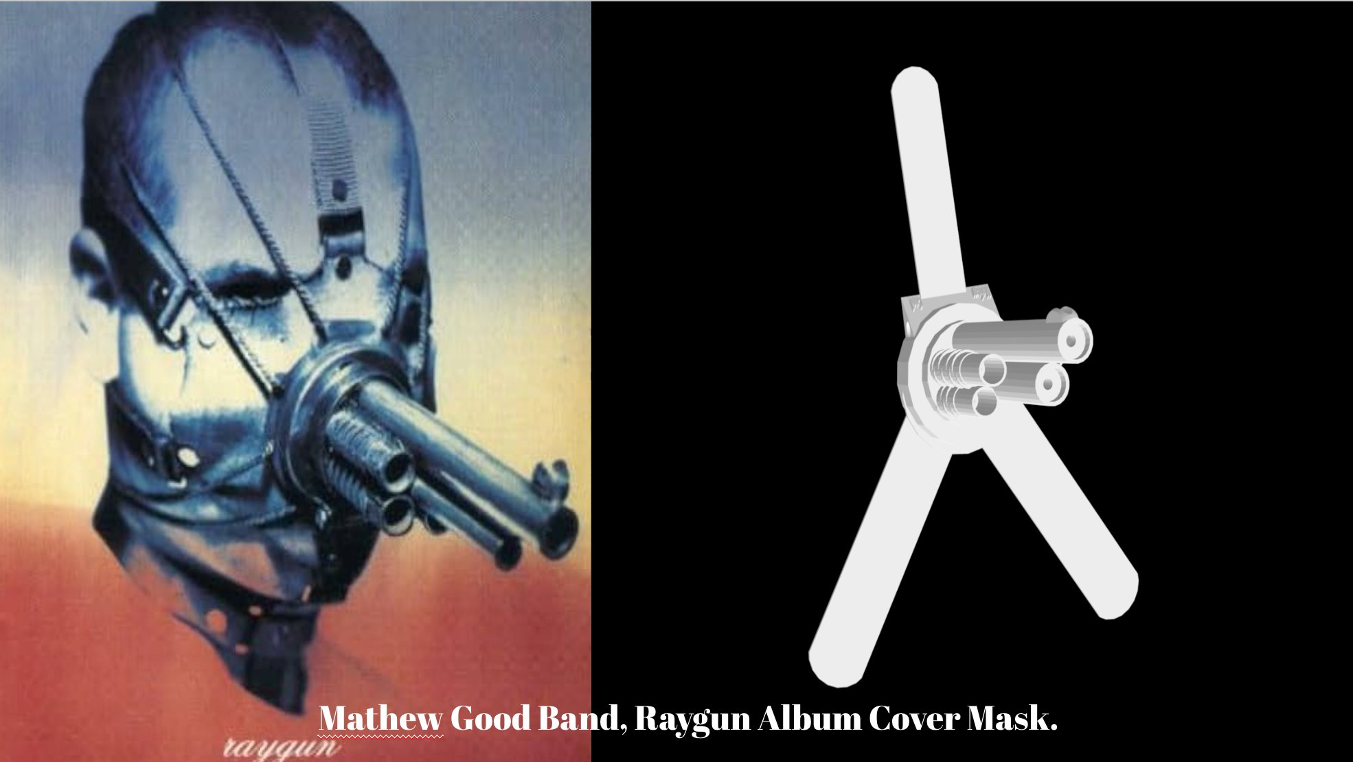 Mathew Good Band Raygun Album Cover Mask Replica par Sovol ...
