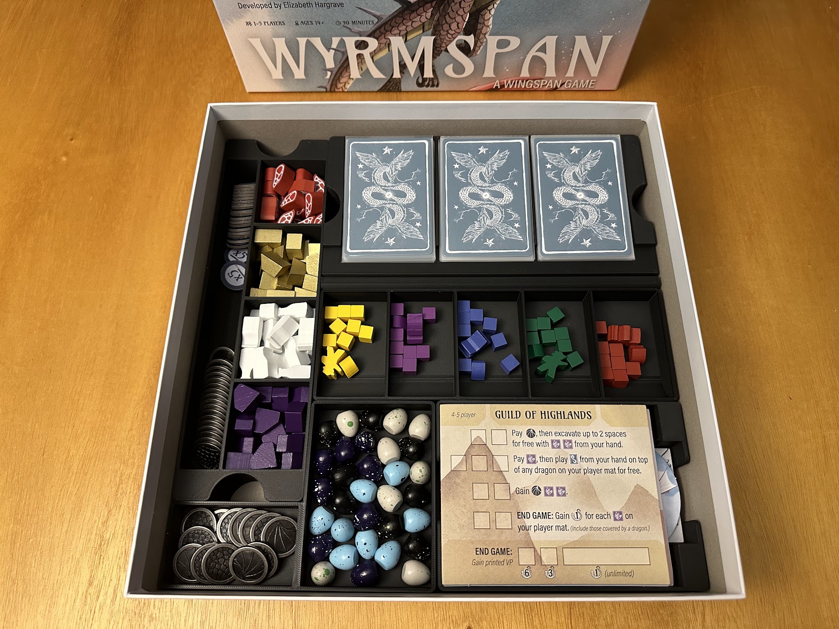 Wyrmspan Insert by Hextra | Download free STL model | Printables.com