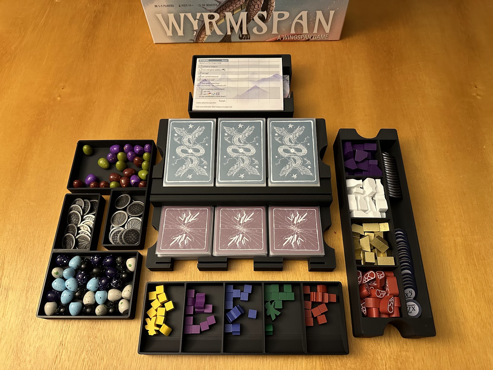 Wyrmspan Insert by Hextra | Download free STL model | Printables.com