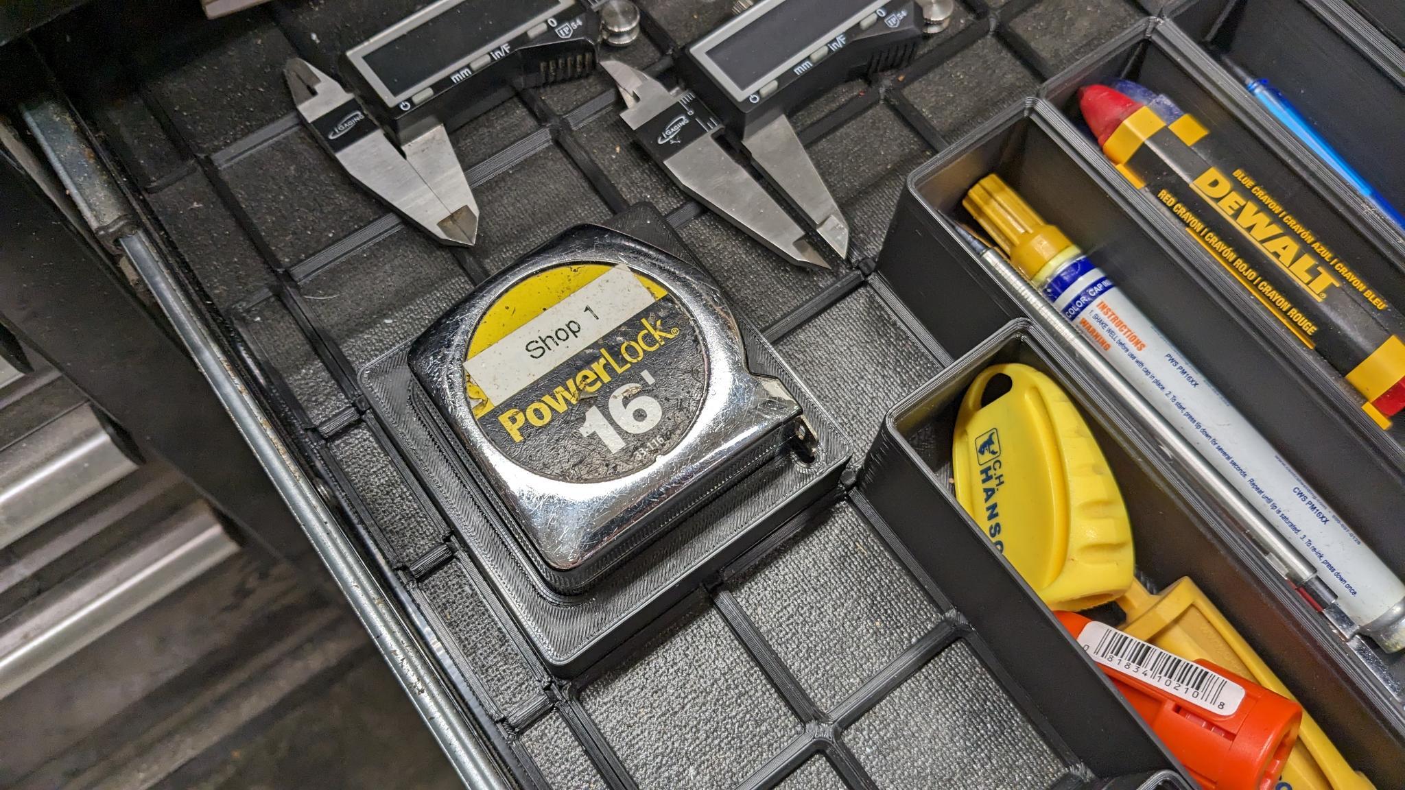Stanley 16' PowerLock Gridfinity Holder by jackmanbob | Download free ...