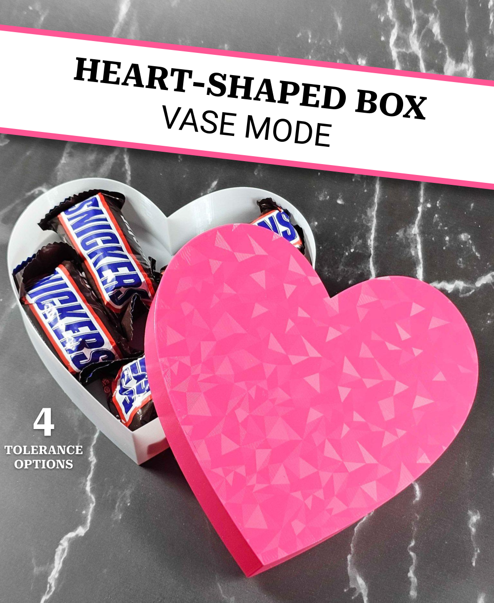 Vase mode heart-shaped boxes von Karen Chau Designs | Printables Store