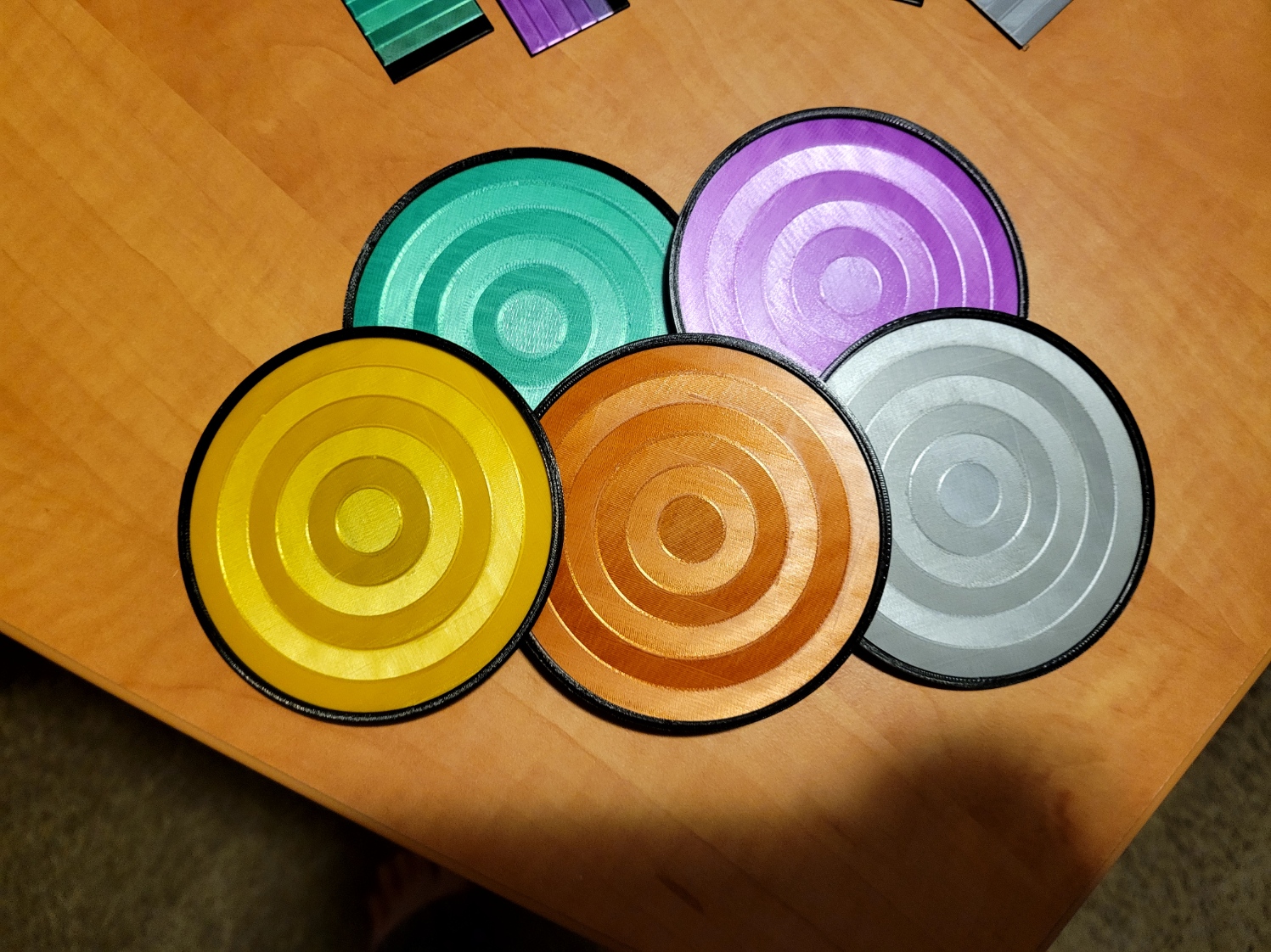 Color Coasters by Hythlodeous | Download free STL model | Printables.com