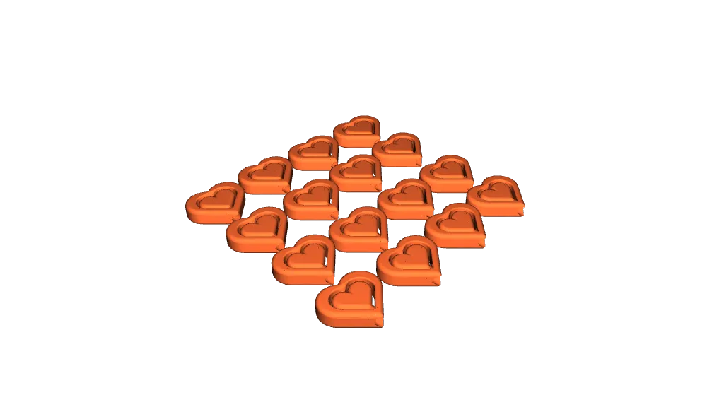 16 heart pencil topper by Brennan Twombly | Download free STL model ...