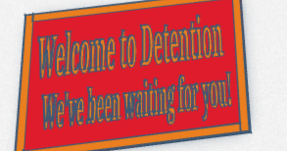 Welcome to detention sign. by ruoying Y | Download free STL model ...