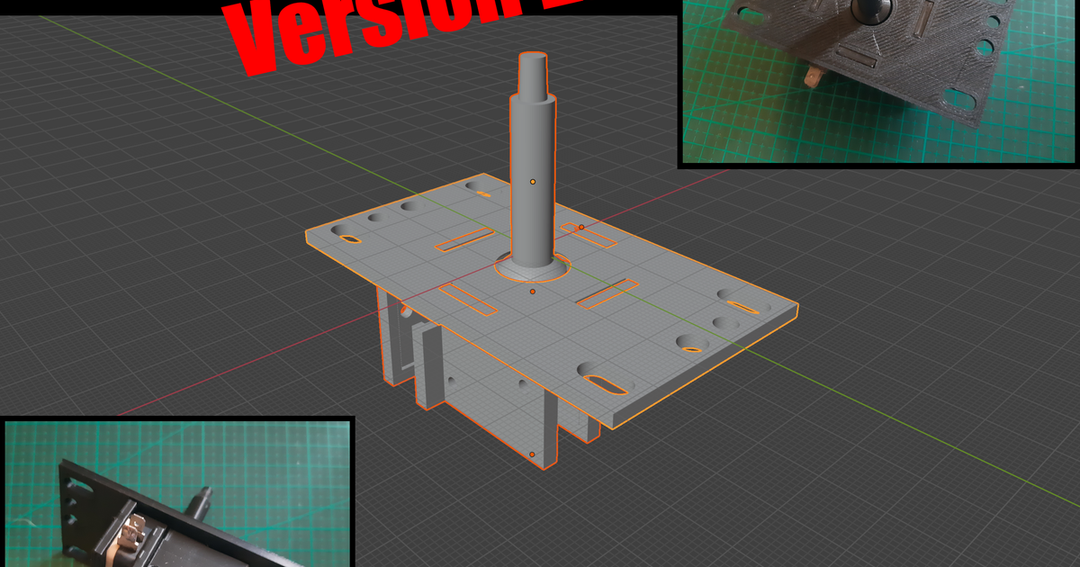 Arcade Joystick Mechanism V2.0 - STL Version! by 3DFreeman | Download ...
