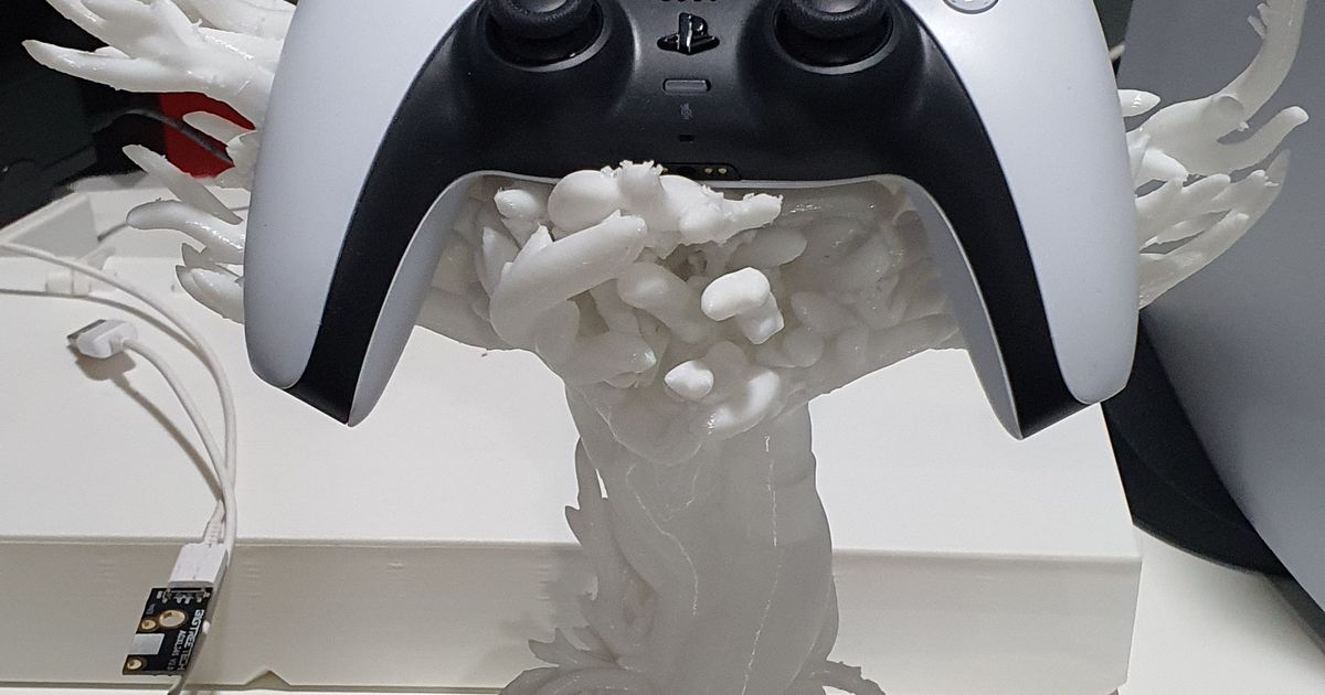 PS5 Controller Stand by DIN9 | Download free STL model | Printables.com
