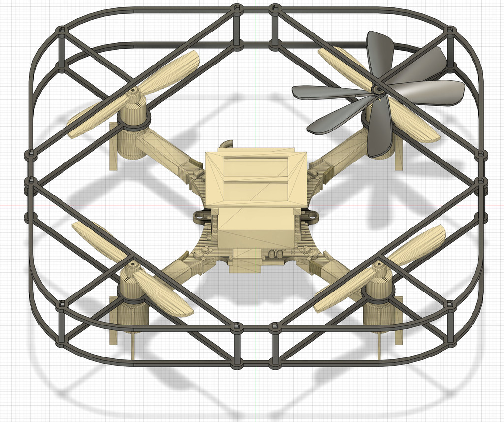 Crazyflie 2.1 cage / prop guard por ahb | Descargar modelo STL gratuito ...