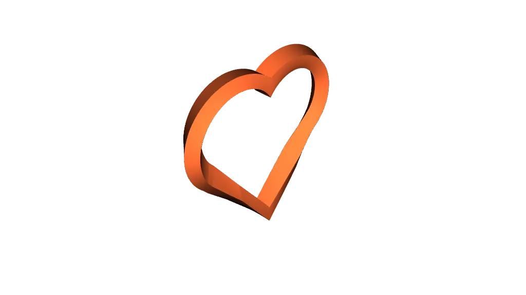 Mobius Heart Decoration by Brian Roehl | Download free STL model ...