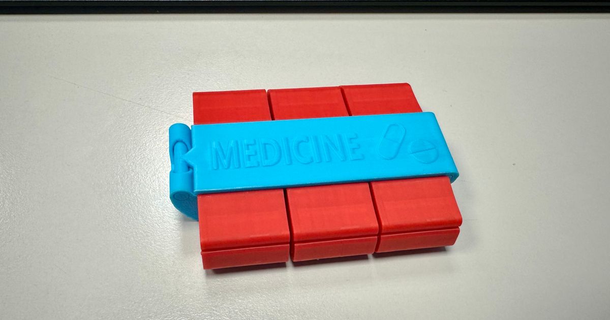 Pill Container with Multi Day Clamp by Rainer Blitzknall | Download ...