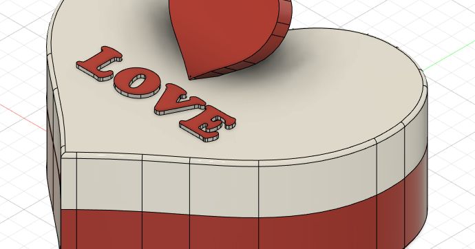 HEART BOX / Present box with 3 different lids (Herzdose) by MAKERTEAM ...