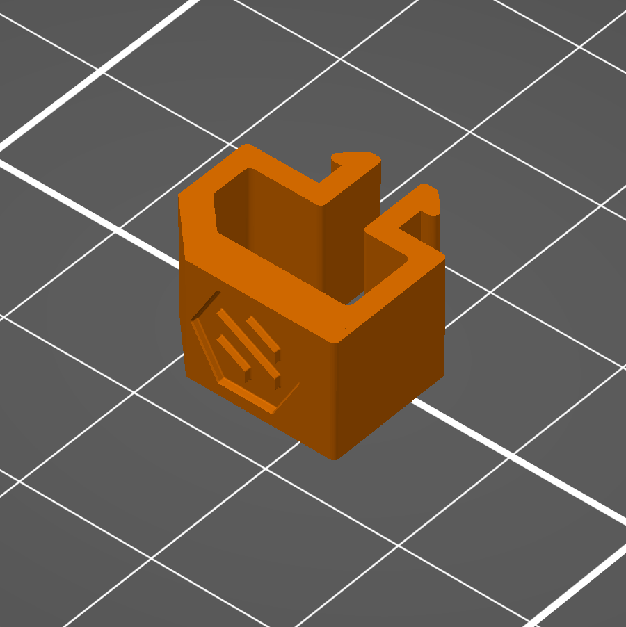 VORON 2020 Aluminum Profile Cable Clip REMIX with flat side by Patrick ...