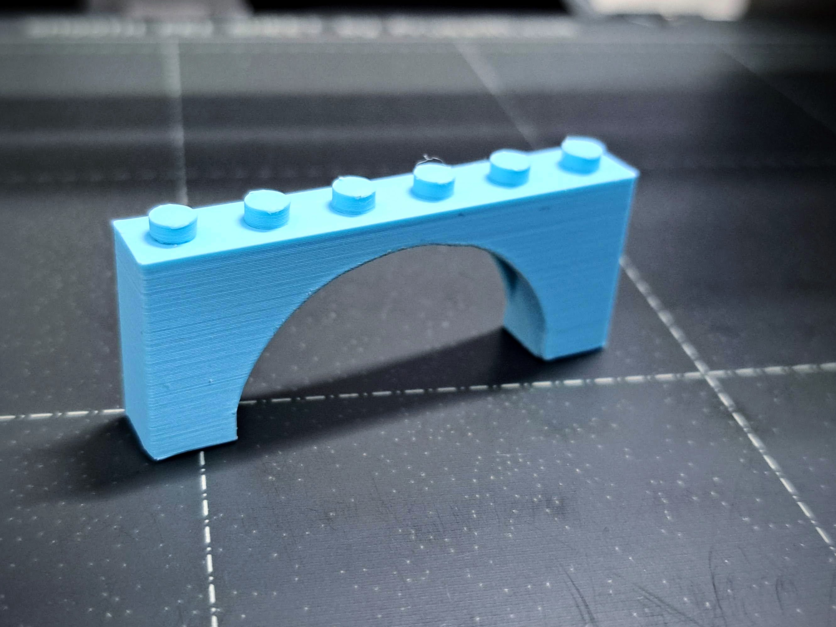 Brick with Inside Bow 1x6x2 LEGO compatible by mauriku | Download free ...