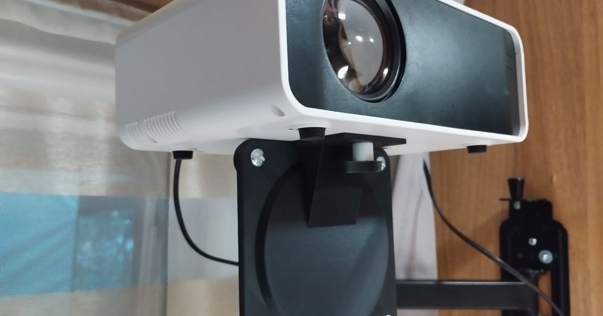 Soporte Vesa para Proyector / Vesa projector support holder by Manuel ...
