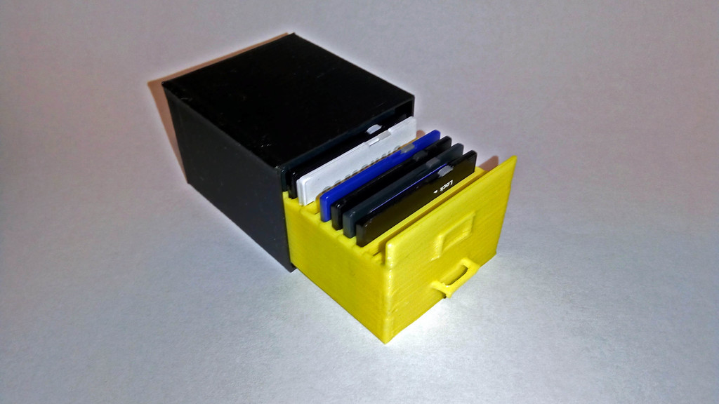 SD Card Cabinet by NestedLoop | Download free STL model | Printables.com