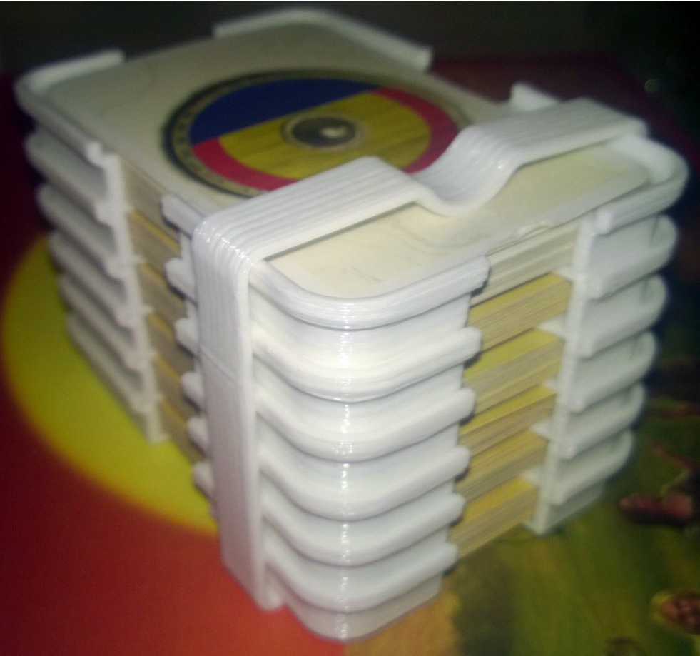Stackable Catan Card Organizer by NestedLoop | Download free STL model ...