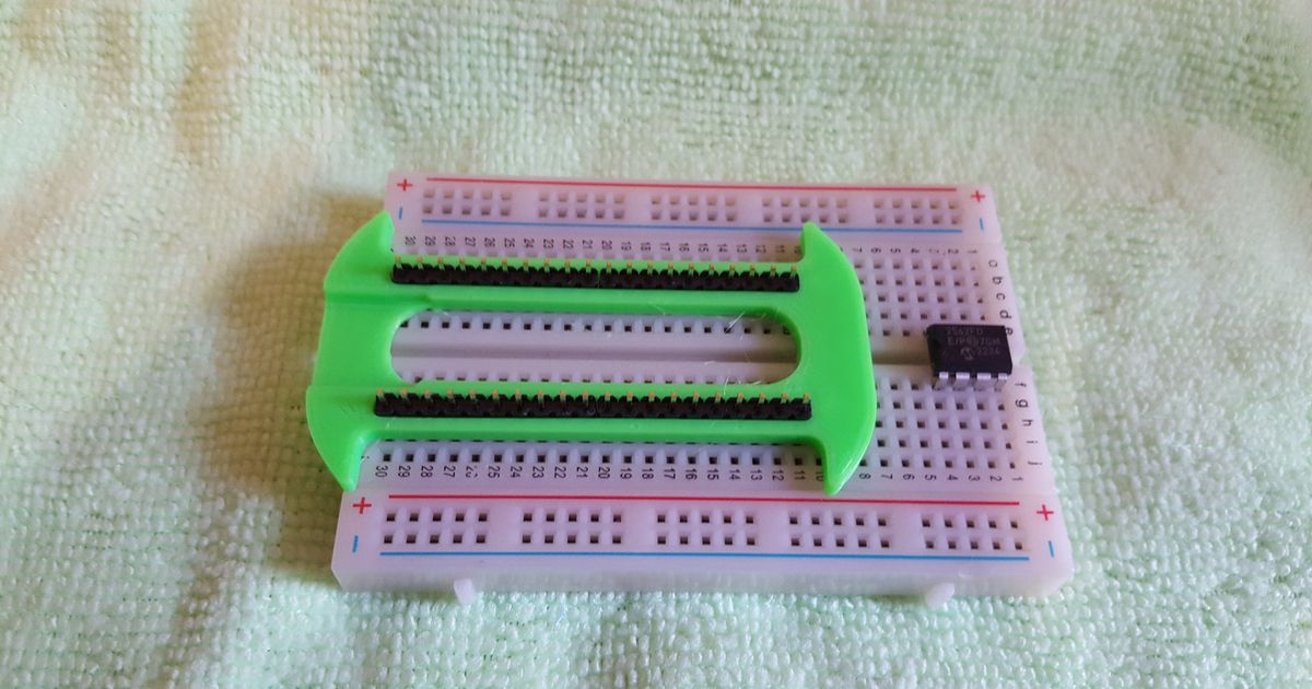 rPi Pico header soldering aid. by Dave | Download free STL model | Printables.com