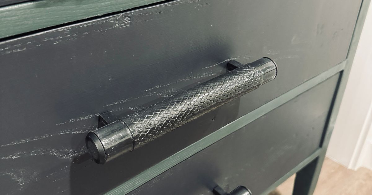 Knurled Handle - Drawer Pull by Modern Makes | Download free STL model ...