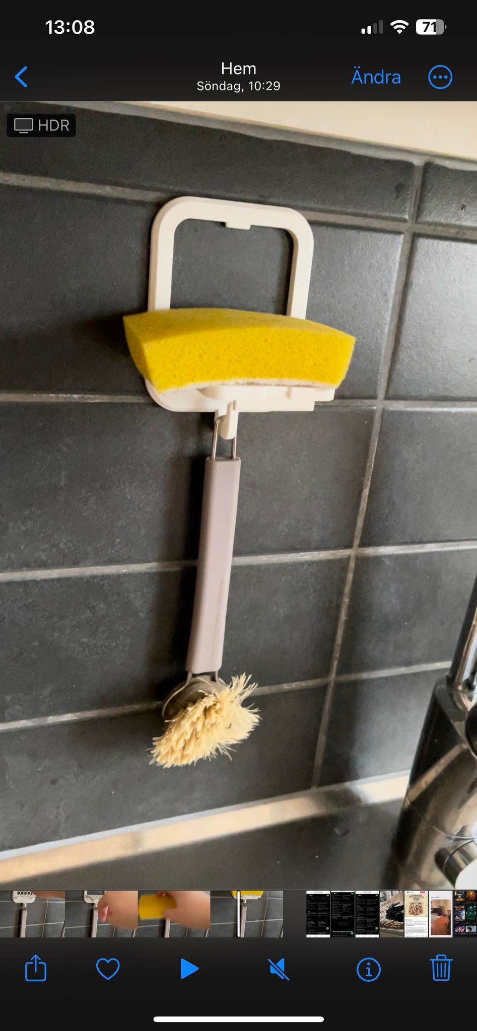 Print-in-place Sponge holder & hook by SanniBaey | Download free STL ...