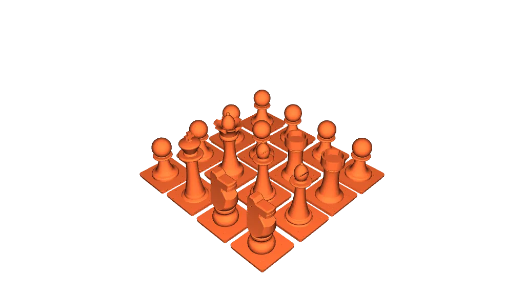 gridfinity chess set with board by jakob | Download free STL model | Printables.com