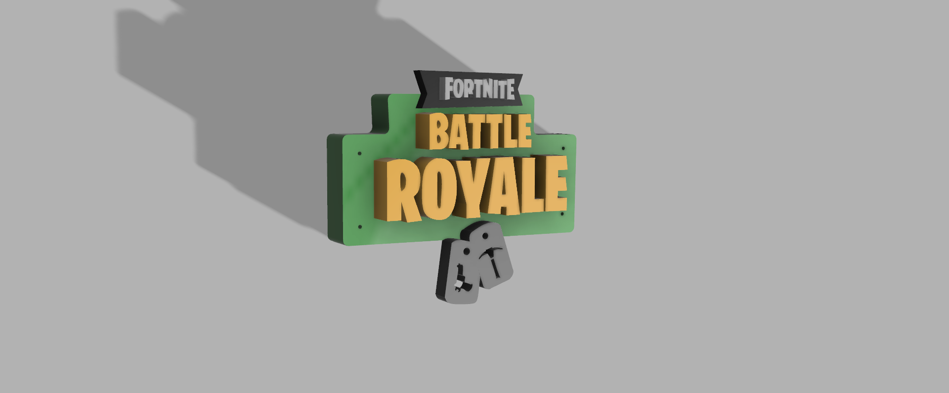 Fortnite logo by Fredi Belavić | Download free STL model | Printables.com