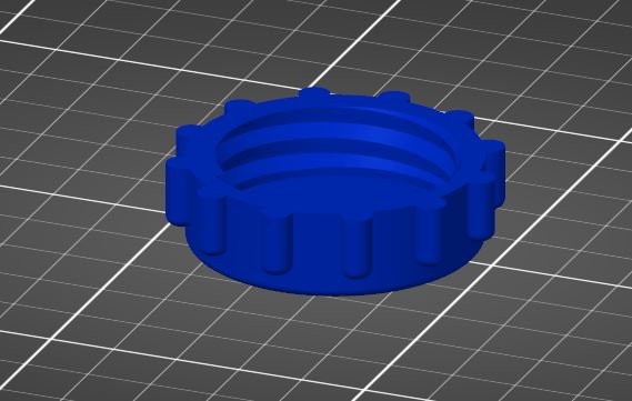 Cap for taphole Campingaz 20L Canister by RPK | Download free STL model ...