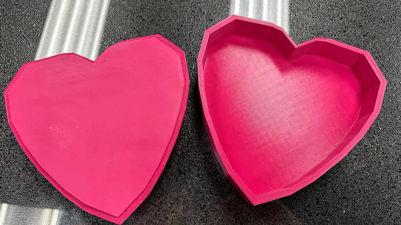 Heart-Cut Diamond Valentines Box by Absolute_Unit | Download free STL ...