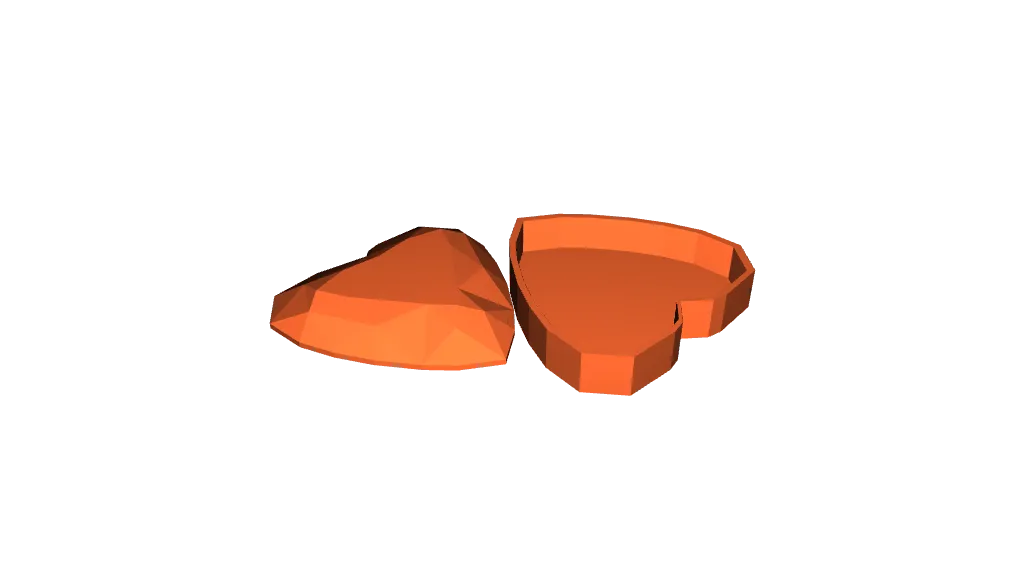 Heart-Cut Diamond Valentines Box by Absolute_Unit | Download free STL ...