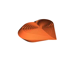 Twisting heart by SmoothDragon | Download free STL model | Printables.com