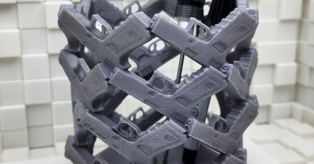 Handgun Pencil Cups - No Supports (Glock 17) by Triple G Workshop ...