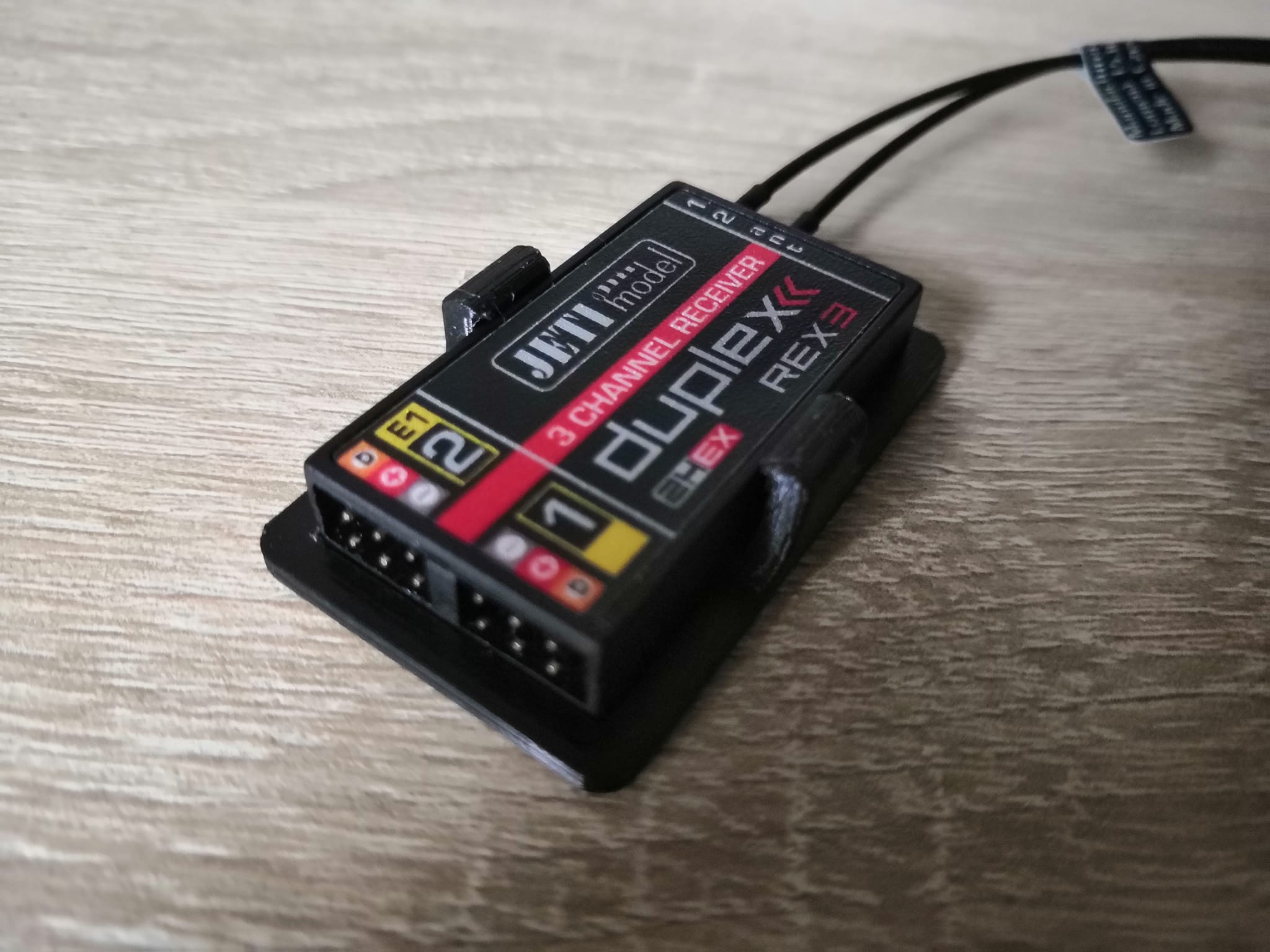 simple REX 3 Jeti Duplex mount by Lerion | Download free STL model ...