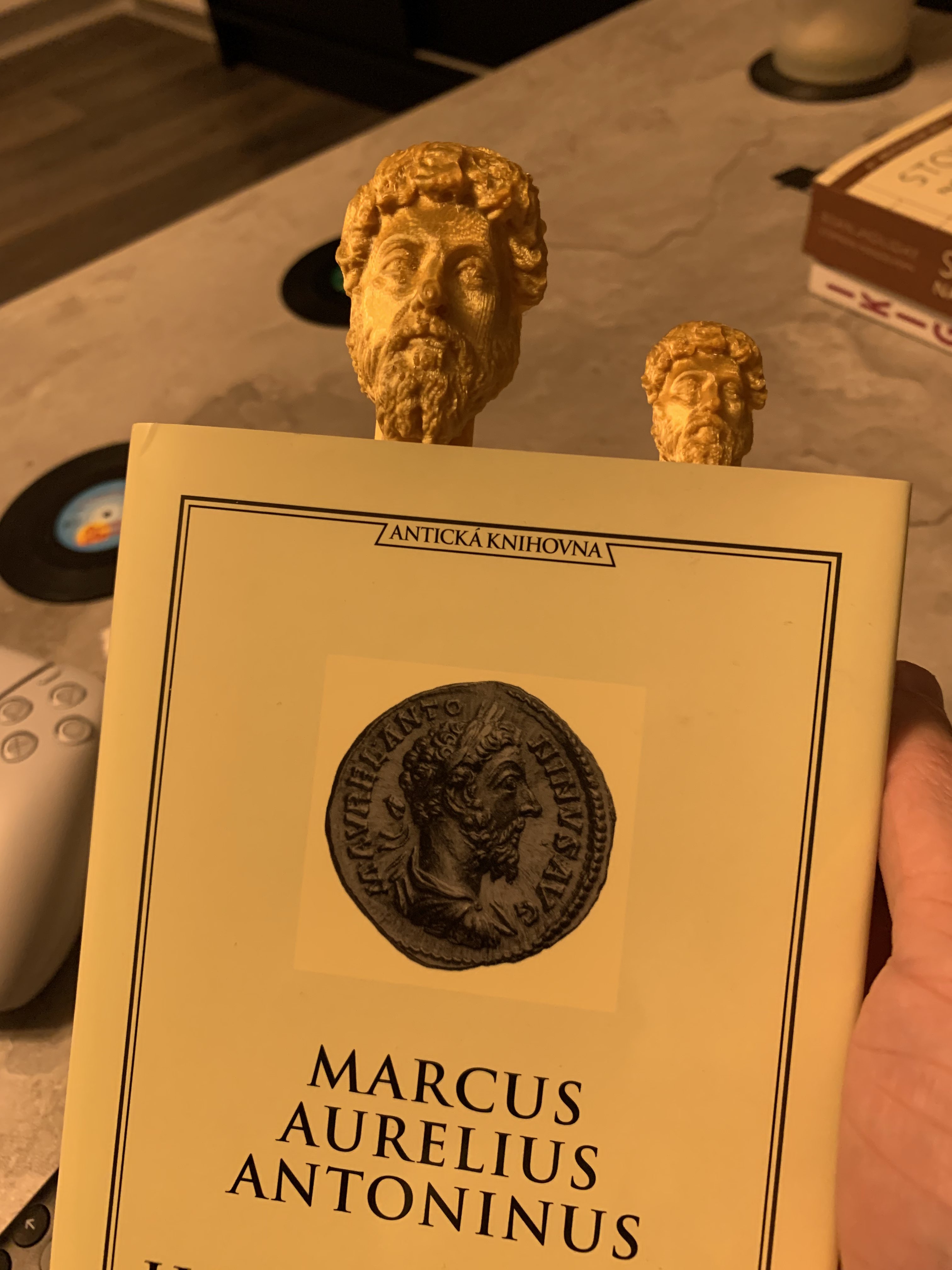 Marcus Aurelius bookmark by cv0x | Download free STL model | Printables.com